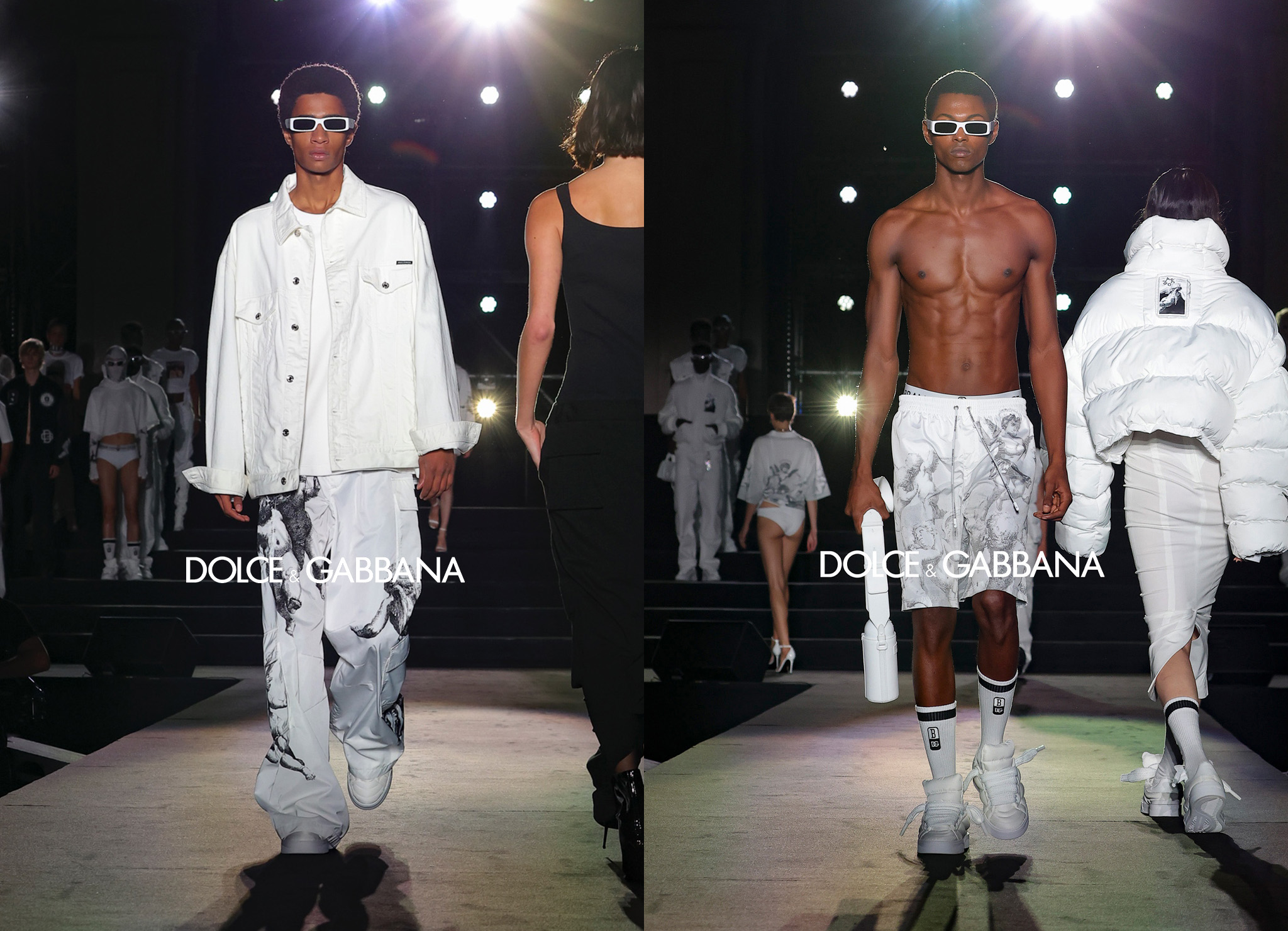 CARLOS GARCIA AND FÁBIO TAVARES FOR DOLCE & GABBANA SECRET SHOW